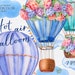 Hot Air Balloons, Clouds Summer, Vacation Watercolor Hand-painted ...