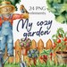 Gardening, Farmhouse Clipart. Watercolor Hand-painted Images ...