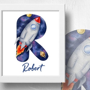 Alphabet Letters. Abcs Poster. Watercolor Printable Wall Art ...