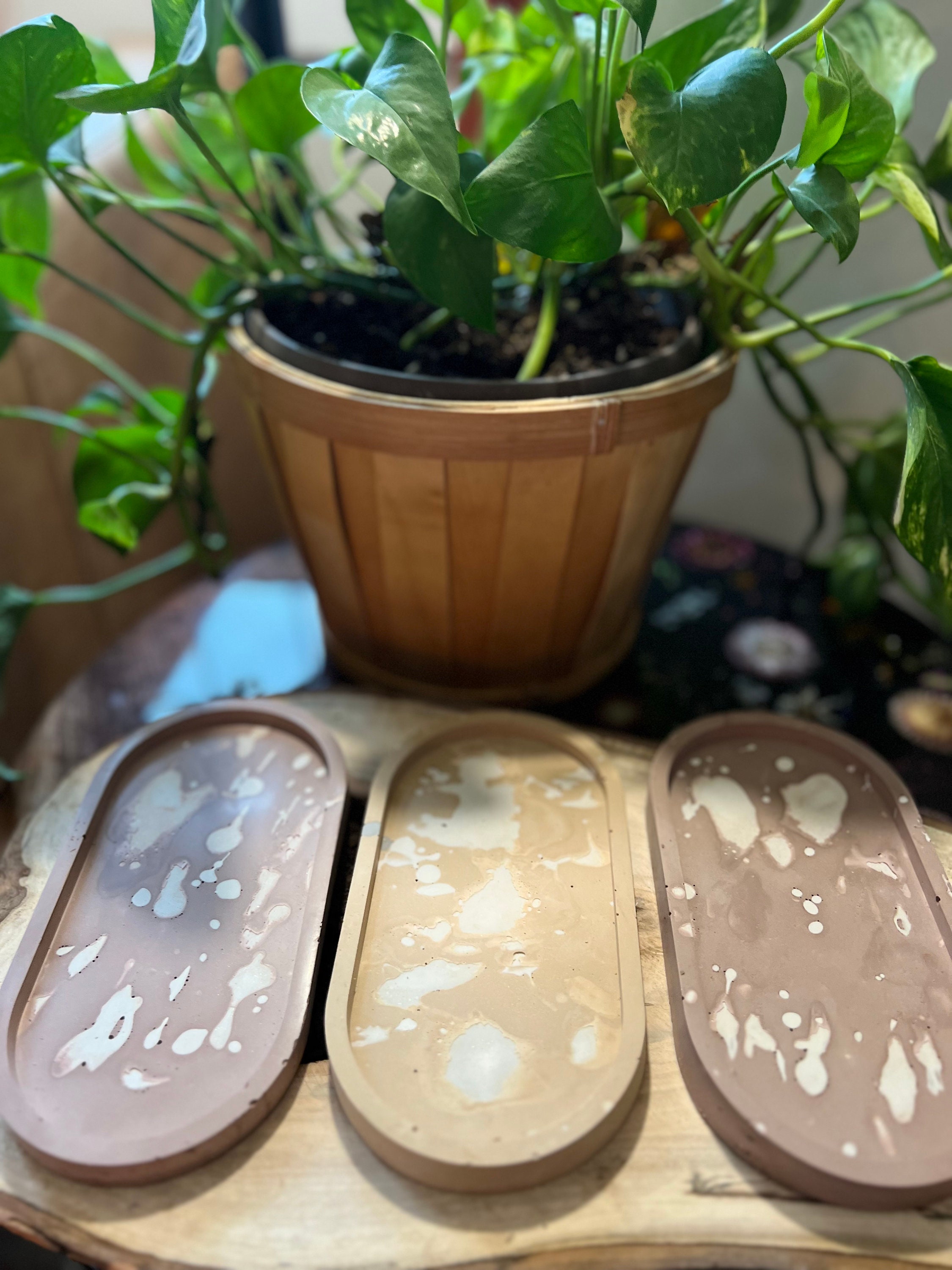 Throw Shit Here Tray Oval Trays Decorative Trays Jewelry Tray Coffee ...