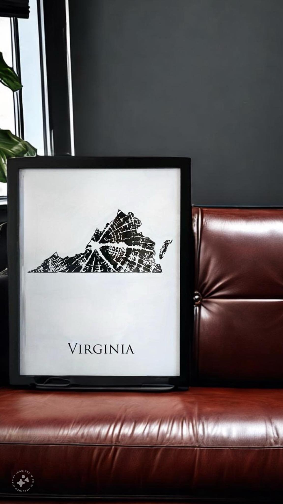 Virginia State Tree Ring Print | Red Oak Tree | Tree Ring Print | Tree ...