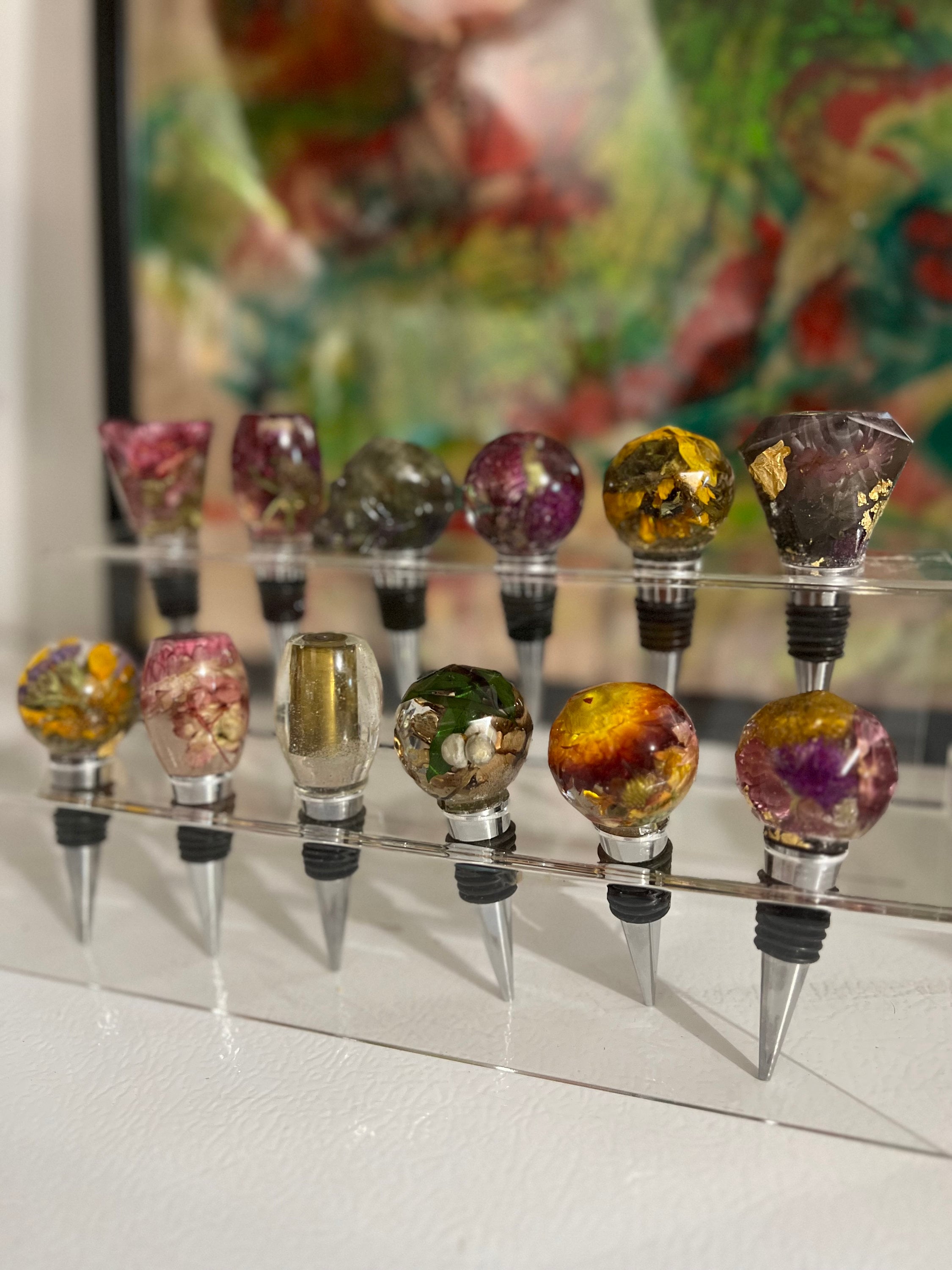 Custom Bottle Topper | Wine Bottle Stopper | Bullet Casings | Dried ...