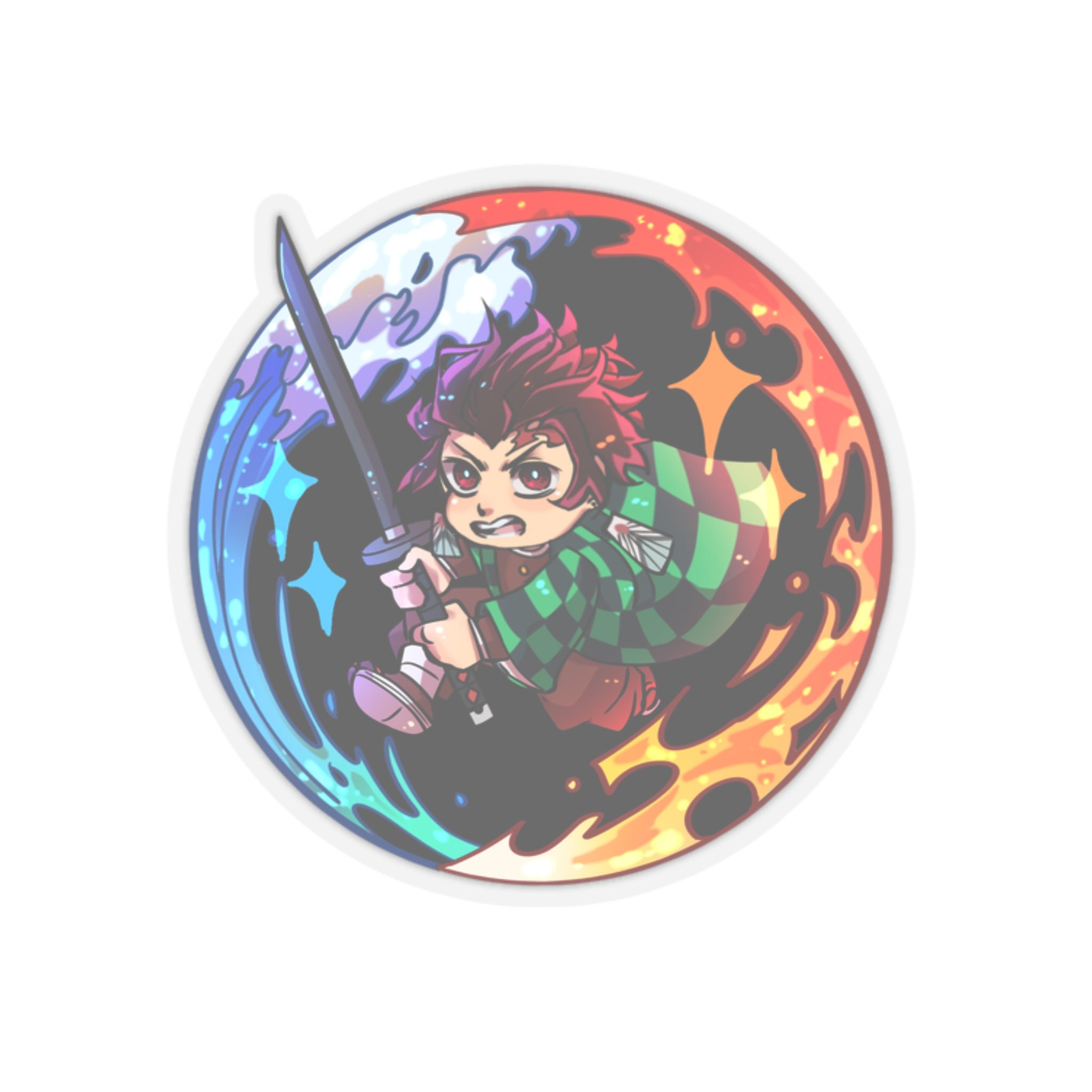 Mini Tanjiro Kimetsunoyaiba Stickers - Etsy