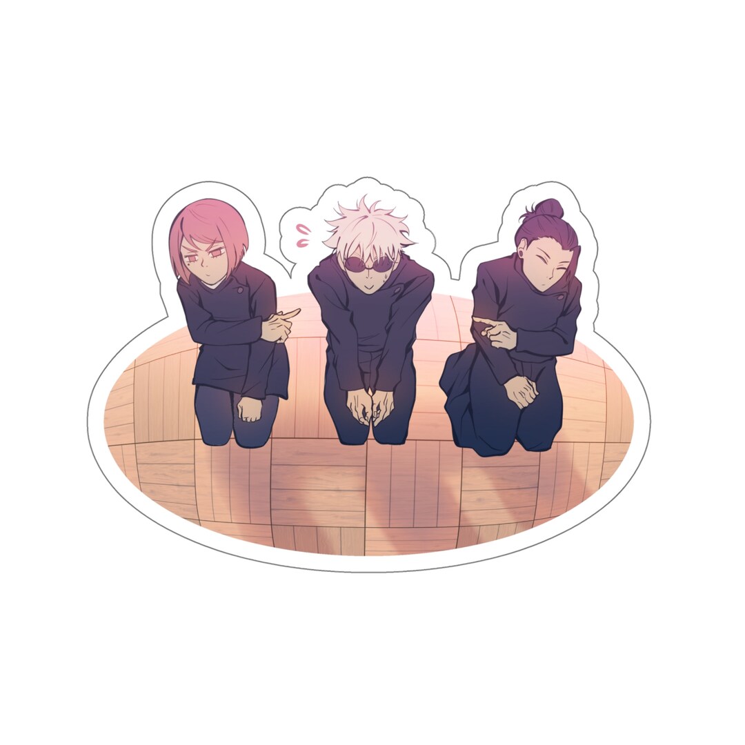 Gojo Geto & Shoko S2 Sticker - Etsy UK