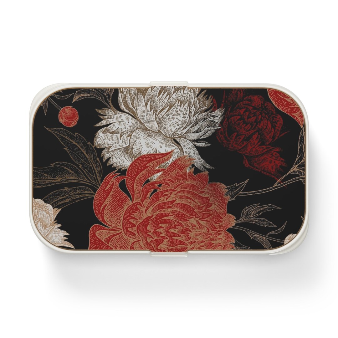 Ruby Bloom Bento Box Aesthetic Floral Lunch Bento Box Floral Lunch ...