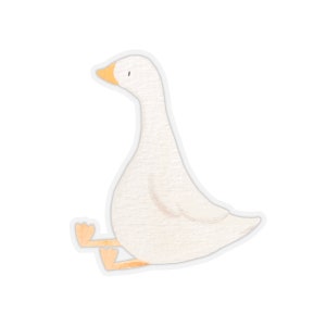 Adorably Retro Goose Sticker Vintage Style Goose Water Bottle Old ...