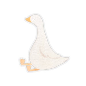 Adorably Retro Goose Sticker Vintage Style Goose Water Bottle Old ...