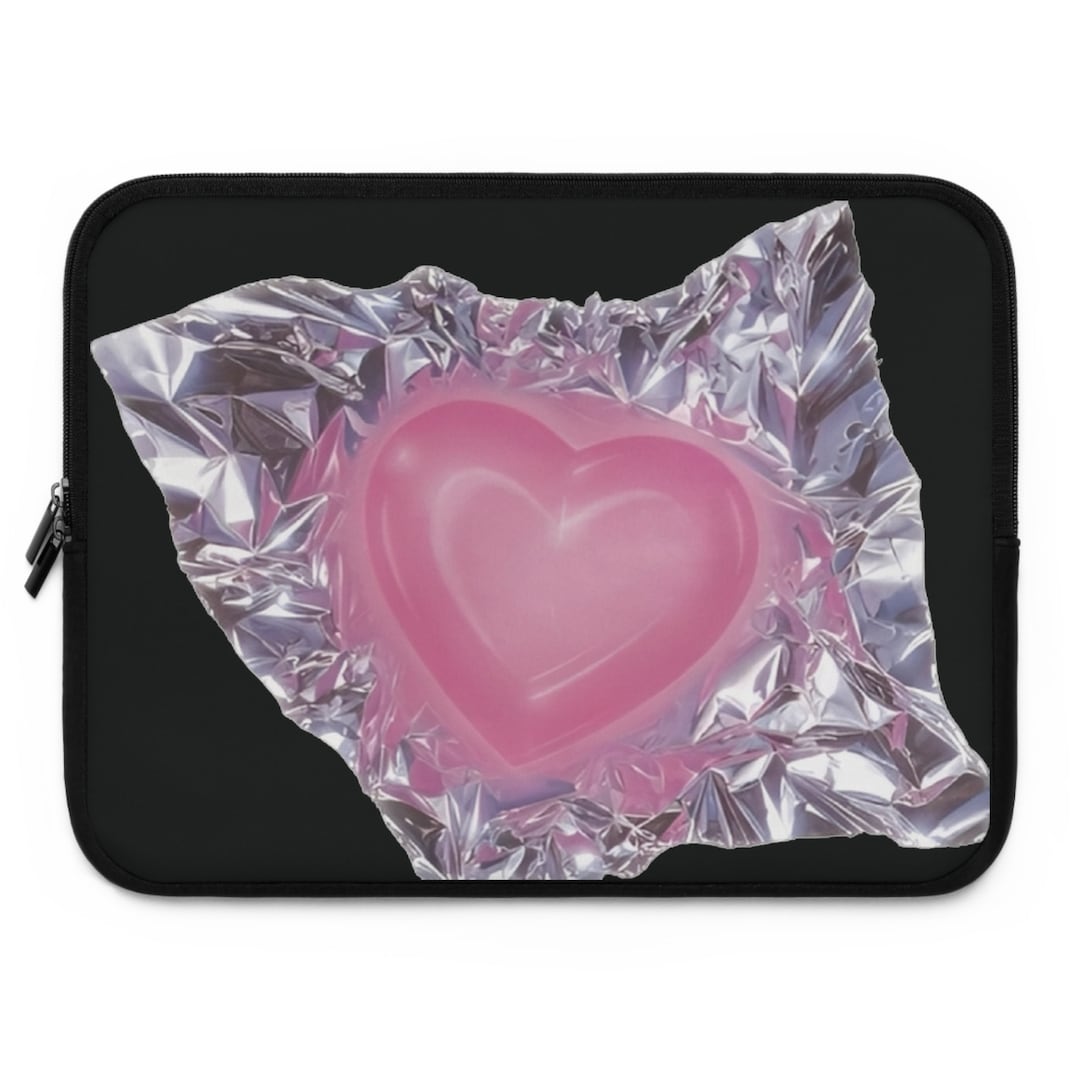 Aluminum Hot Pink Heart Laptop Case Cover Pink Pop Extravaganza Case ...