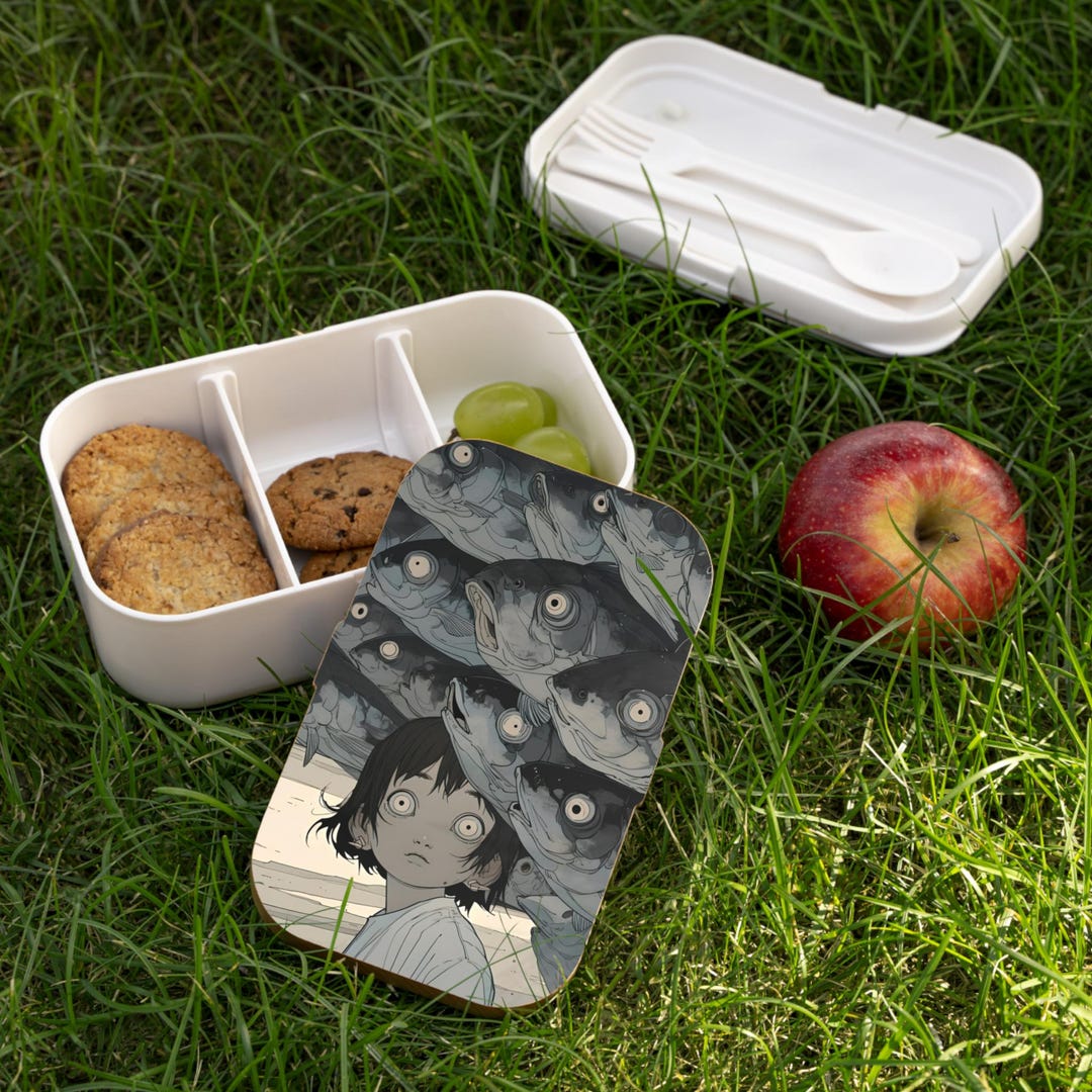 Japanese Lunch Container Fishboy Anime Horror Anime Aesthetic Bento Box ...