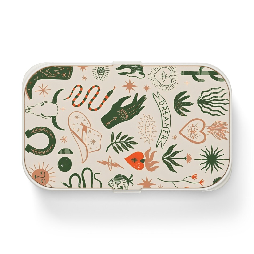 Western Whimsy Lunch Box Cowboy Spirit Lunch Box Dreamer Bento Box ...