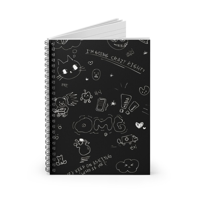 K-pop Sketch Design Notebook Aesthetic Girl Group Notebook Creative K ...