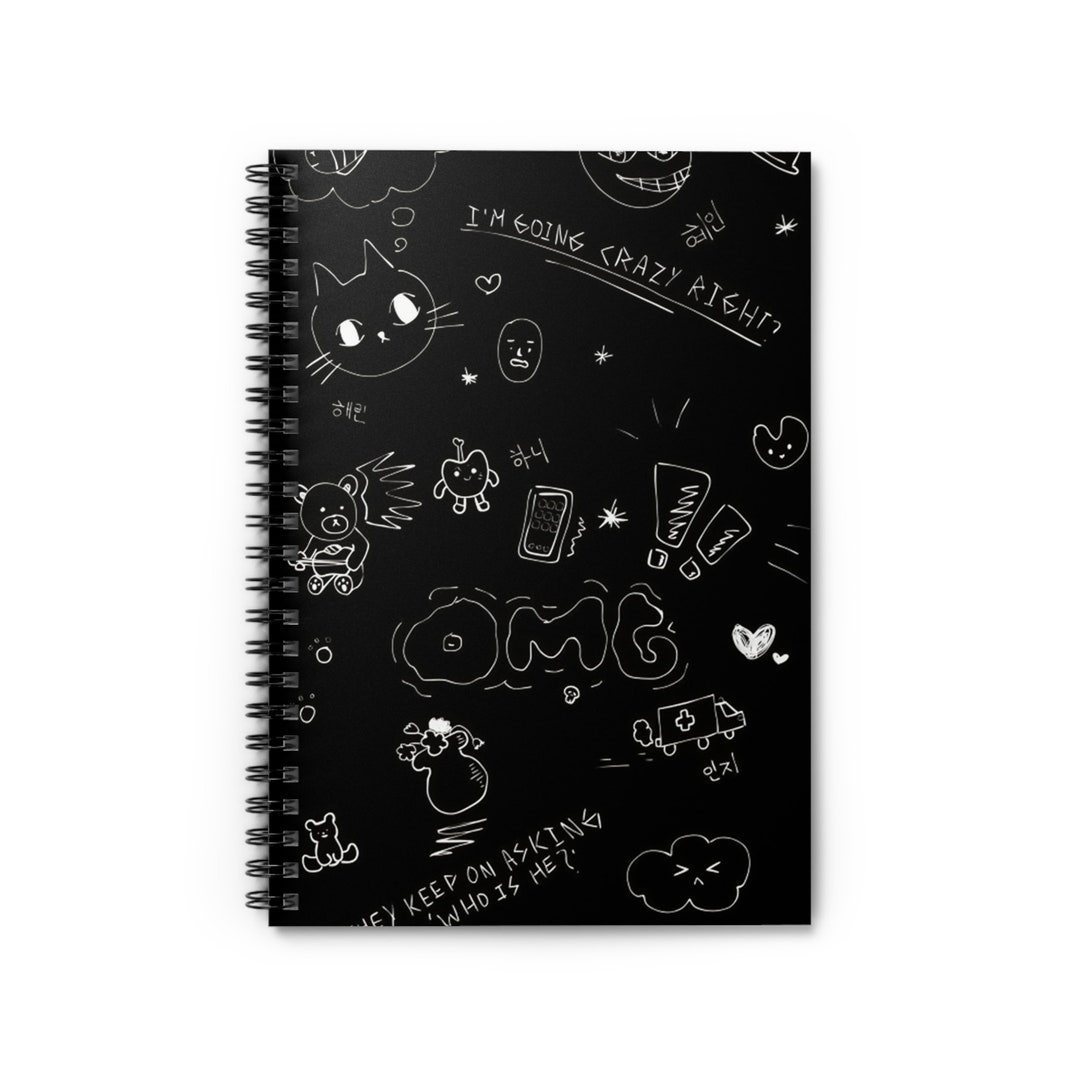 K-pop Sketch Design Notebook Aesthetic Girl Group Notebook Creative K ...