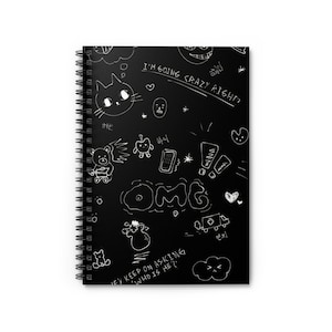 K-pop Sketch Design Notebook Aesthetic Girl Group Notebook Creative K ...