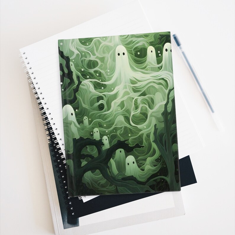 Glowing Ghosts Design Drawing Journal Sketchbook Chronicles Haunting ...