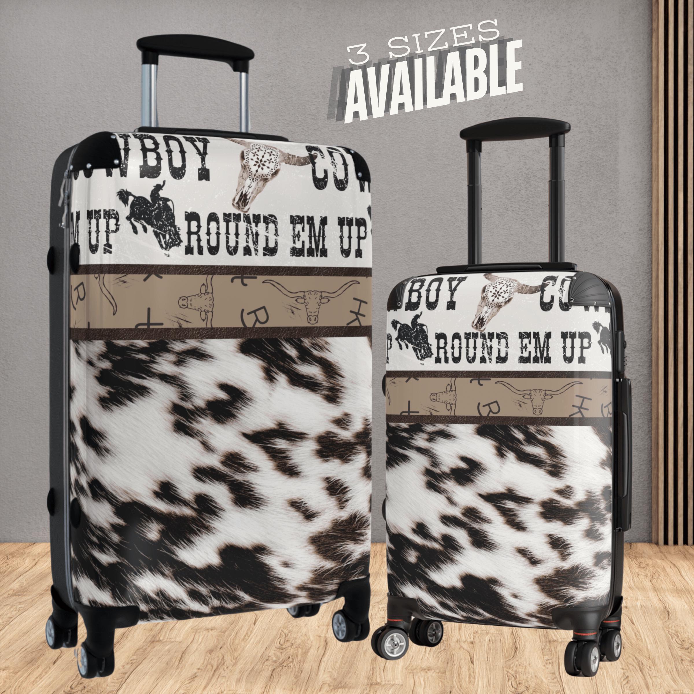 Cowboy Luggage Set for Women Rodeo Western Style Spinner Suitcase With ...