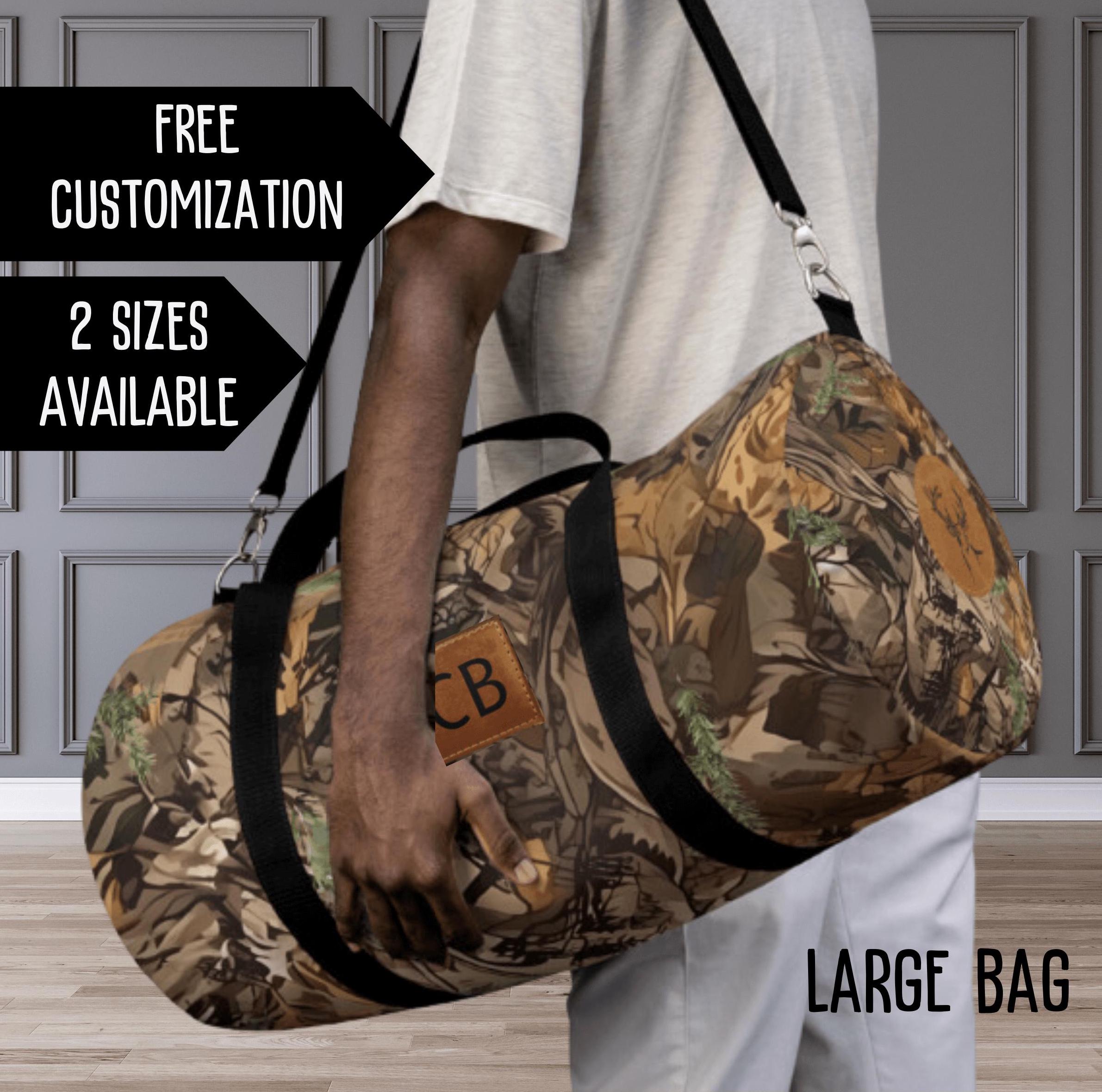 Personalized Camouflage Duffel Bag for Him Ideal Weekender Bag for ...