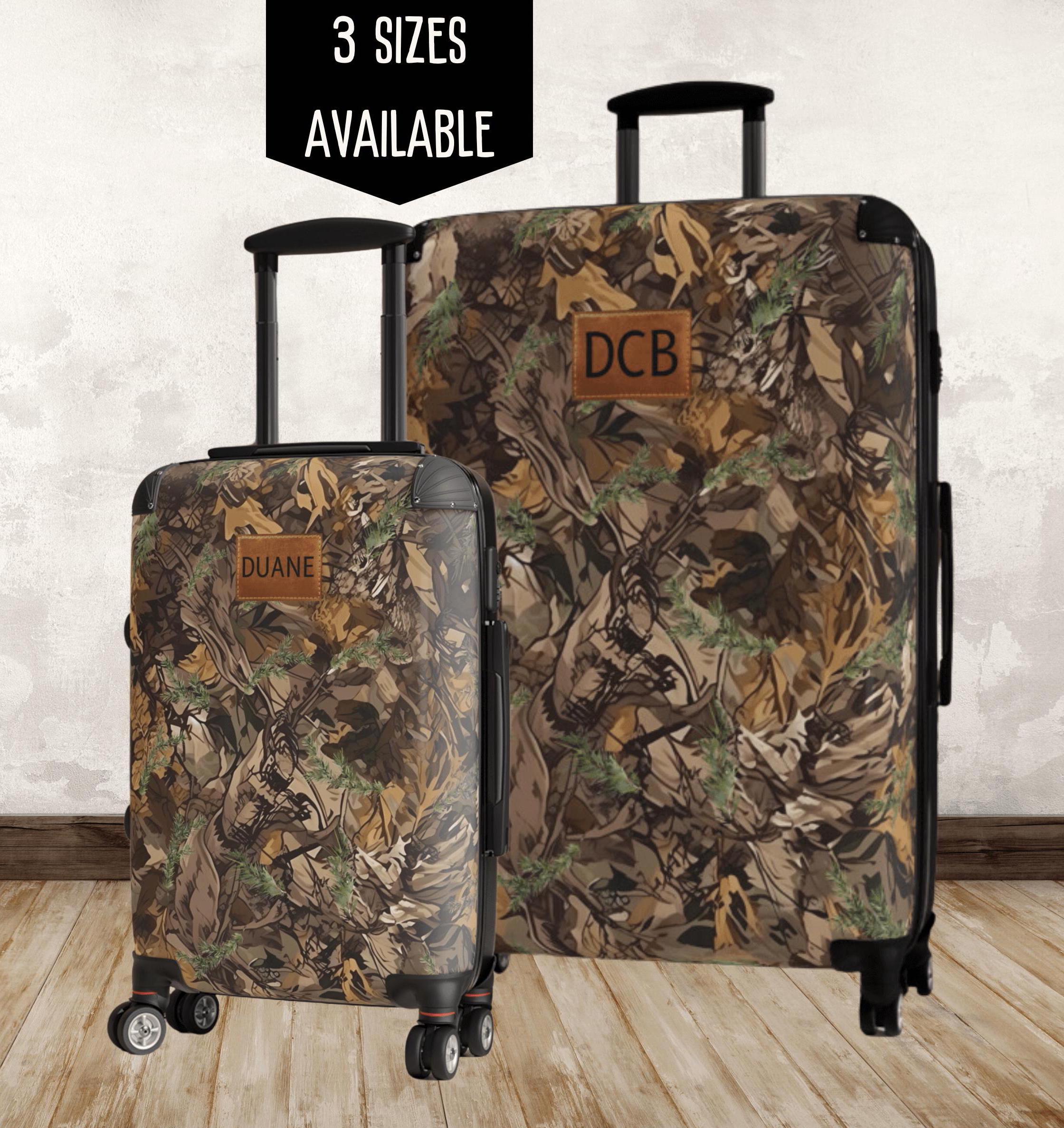Camo Designer Luggage Set Best Camouflage Travel Gear for Him Hunting ...