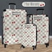 Cowhide Luggage Set Cow Hide Print Suitcase Personalized Gift Ideas for ...