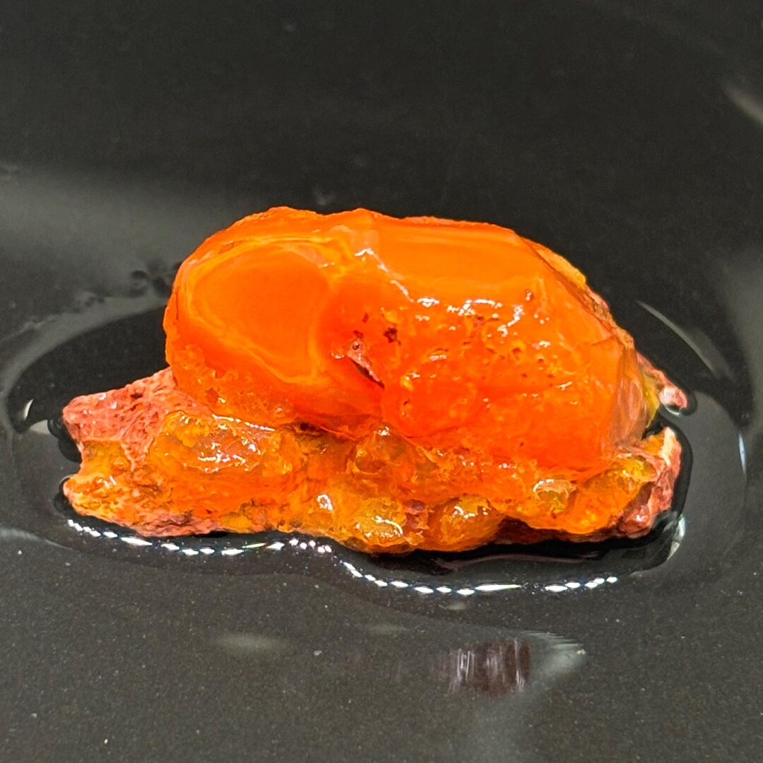 Mexican Fire Opal Color Filled Display Gemstone for Sculpting ...