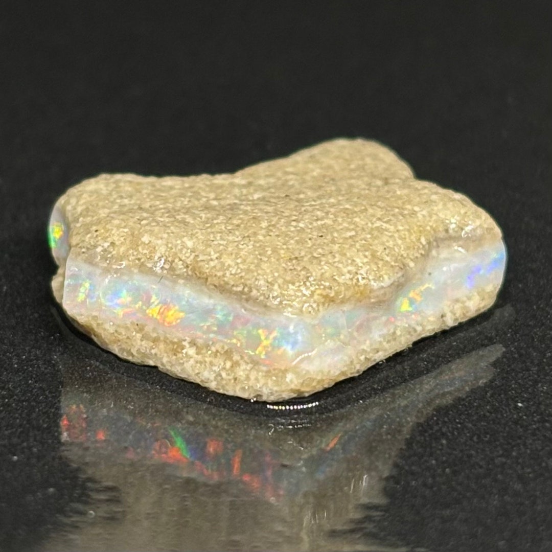 Thick Bright Full Colorful Seam Mintabie Single Opal Rough 11.10 Cts - Etsy