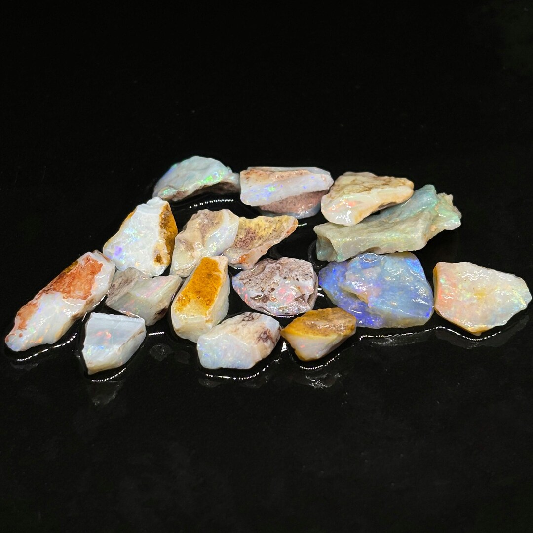 Multifired Australian Coober Pedy Opal Cutting Stones for Lapidary Work ...