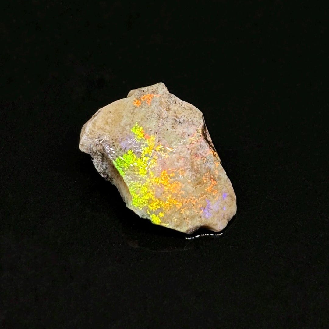 Color Dancing Australian Andamooka Cutting Opal Stone - Etsy