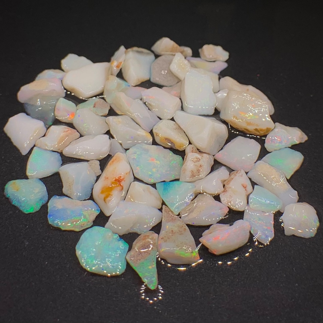 Smaller Average Australian Coober Pedy Rough Raw Loose Uncut Opal Parcel - Etsy