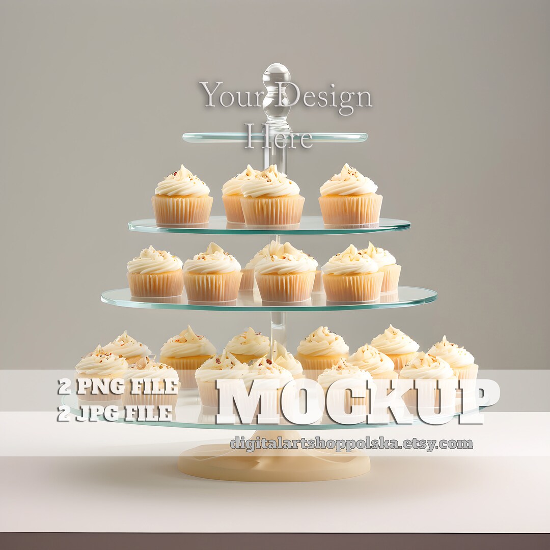 Cupcake Topper Mockup,cupcake Mockup,styled Cupcakes,personalized ...