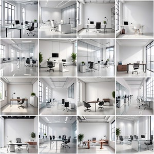 Luxury Office,wall Frame Office Mockup,modern Office,interior Wall ...
