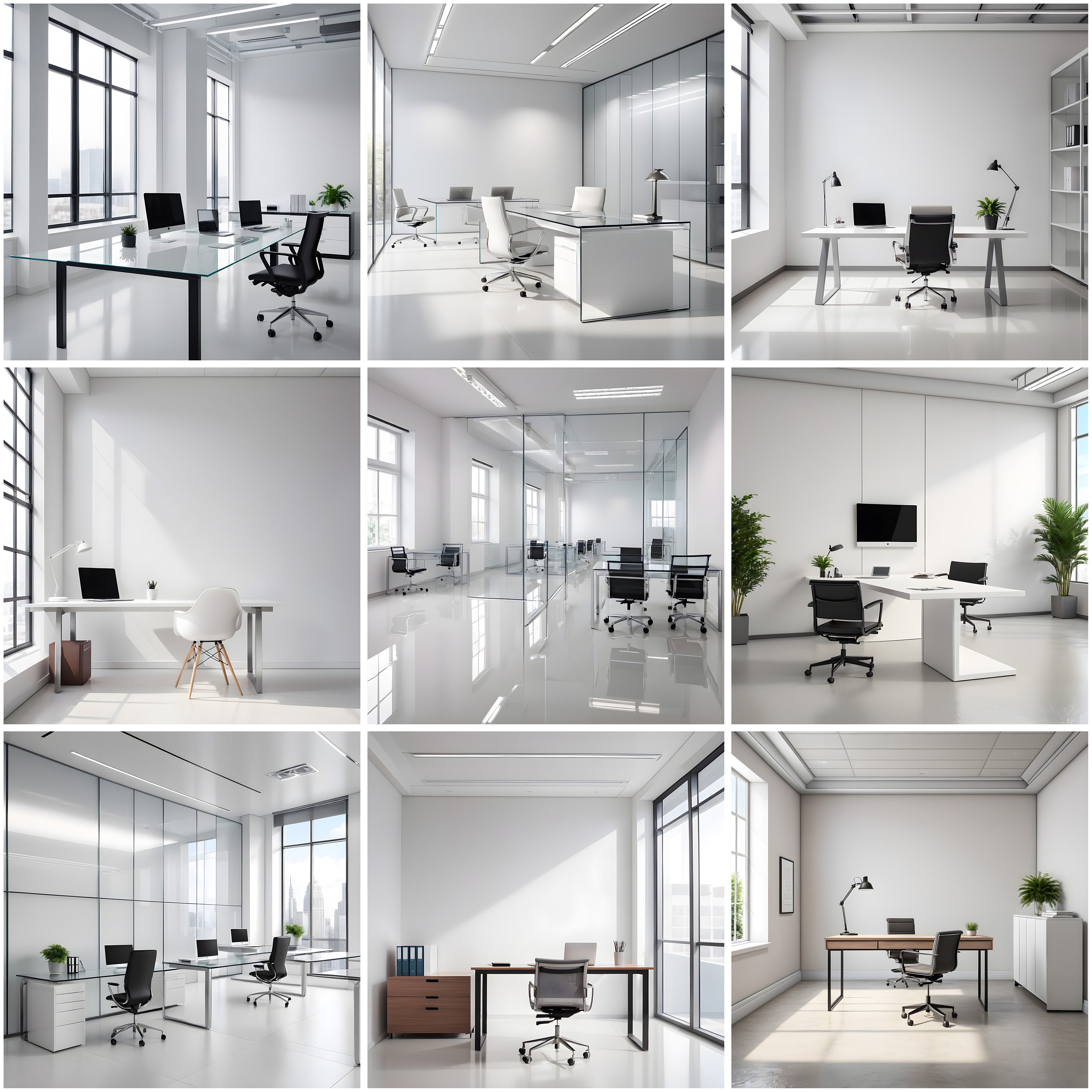 Luxury Office,wall Frame Office Mockup,modern Office,interior Wall ...