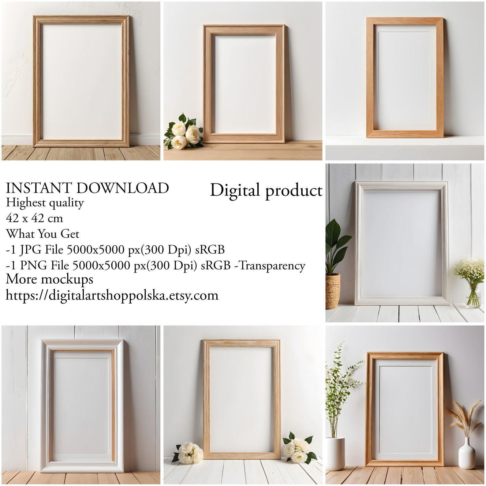 Frame Mockup,vertical Frame Mockup,wooden Frame,wall Frame Template ...