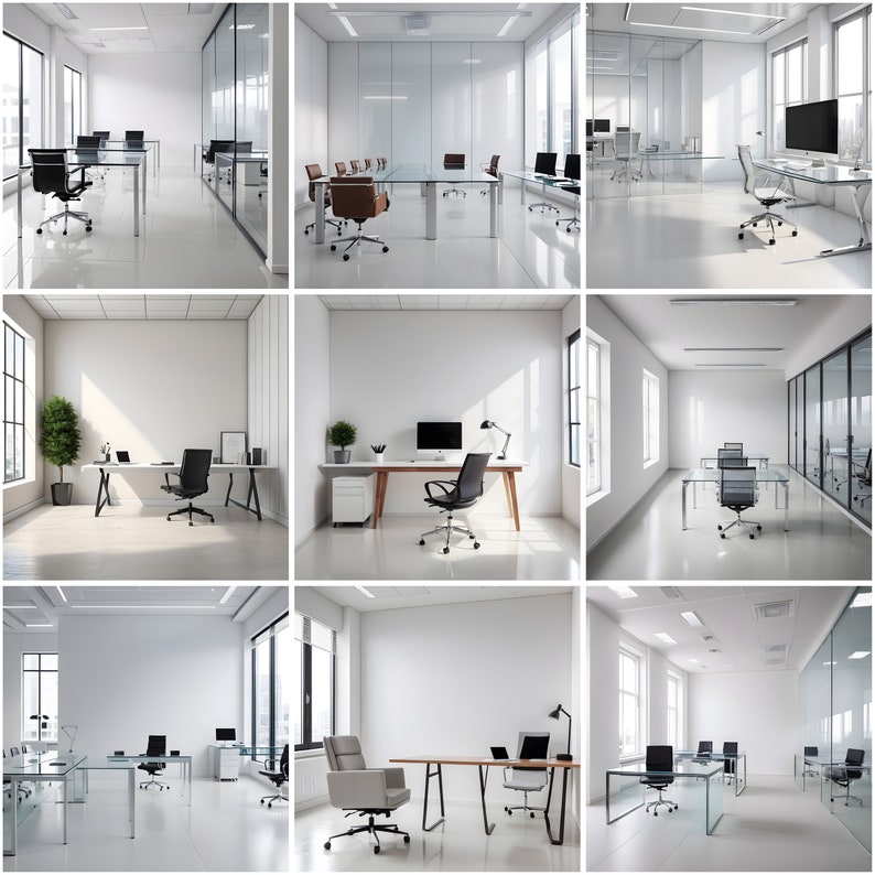 Luxury Office,wall Frame Office Mockup,modern Office,interior Wall ...