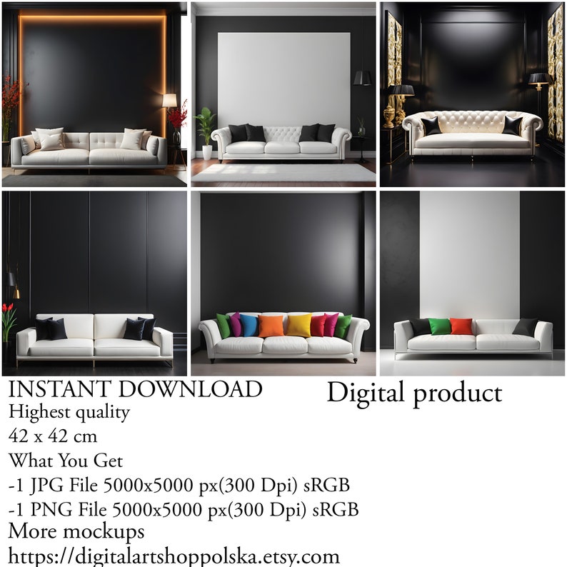 Blank Sofa Cushion Template: Printable Digital Download, 300 DPI - Etsy