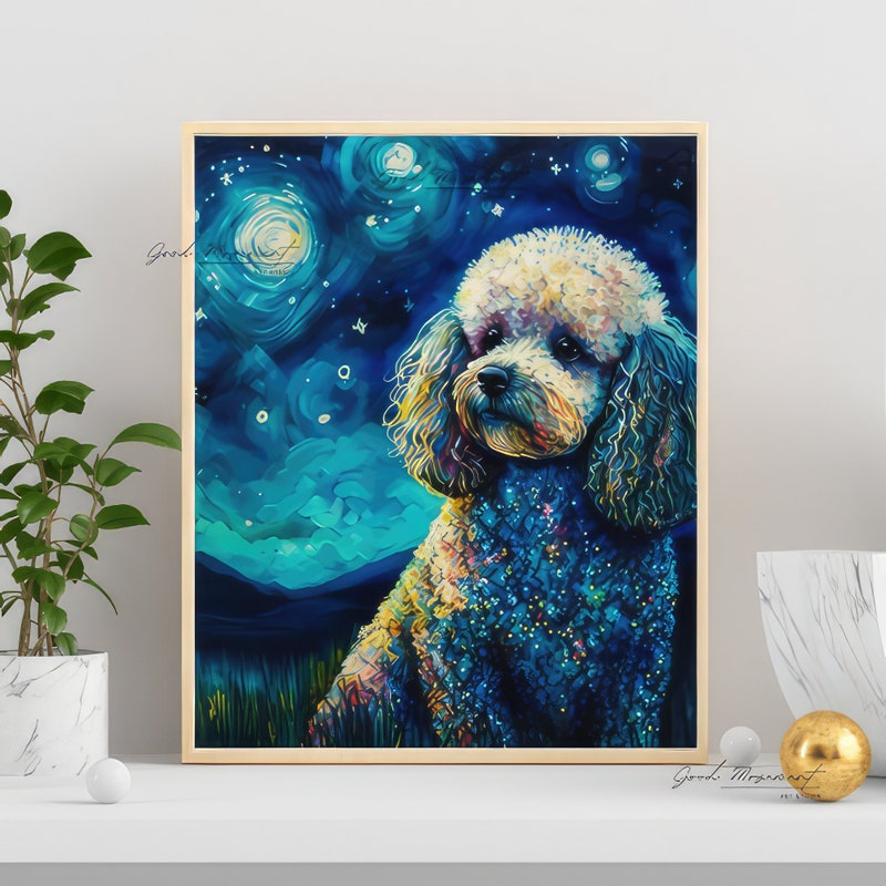 Poodle Wall Art - Etsy