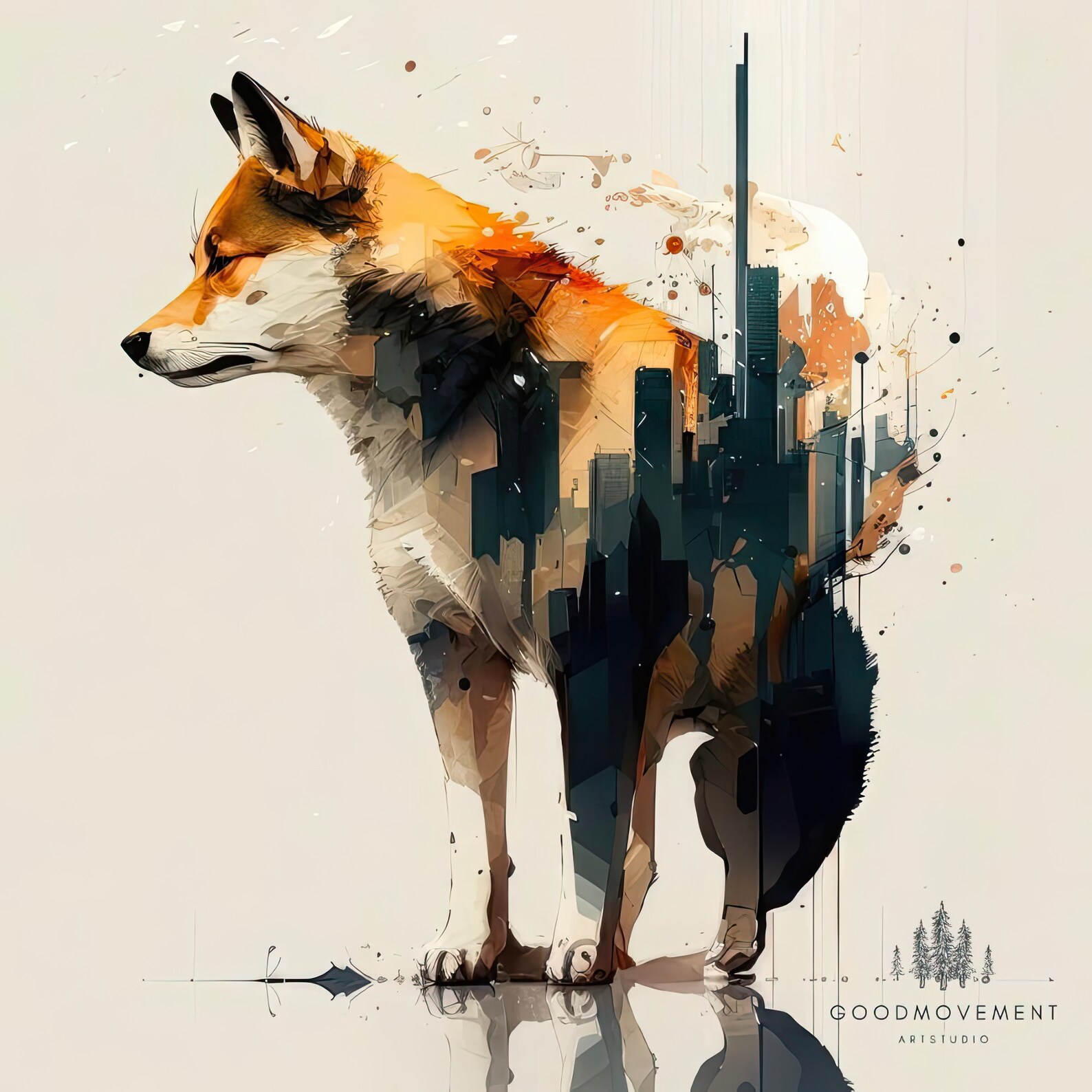 Shiba Inu Watercolor Art Print Printable Clipart Shiba Gift Wall ...