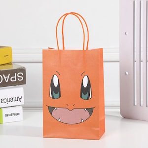 5 Pokemon Theme Favor Bag, Pokemon Gift Bag, Pokemon Birthday Party ...