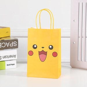 5 Pokemon Theme Favor Bag, Pokemon Gift Bag, Pokemon Birthday Party ...