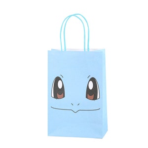 5 Pokemon Theme Favor Bag, Pokemon Gift Bag, Pokemon Birthday Party ...