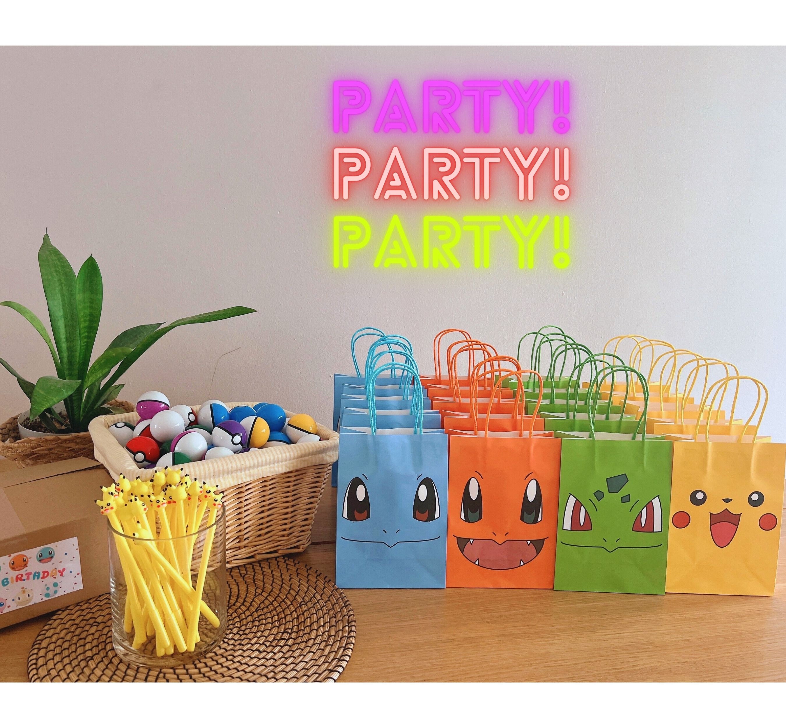 Pokemon Theme Party Favors, “birthday Party Kit"-complete Goodie Bag/20 ...