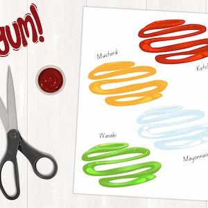 Build a Burger Game for Kids Pretend Play Preschool Activity Burger ...