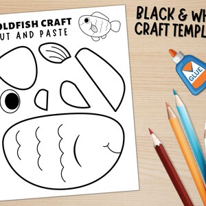 Goldfish Craft for Kids | Sea Life Activity | Ocean Animals Craft | Cut ...