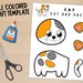 Printable Cat Craft Template | Pet Animal Craft | Farm Animal ...