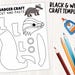 Printable Grey Badger Craft Template | Build a Badger | Forest ...