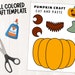 Printable Pumpkin Craft for Kids | Halloween Activities | Color, Cut ...