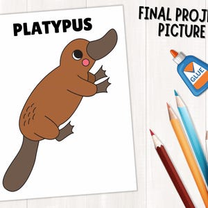 Printable Platypus Craft for Kids | Australian Animal Activity | Cut ...