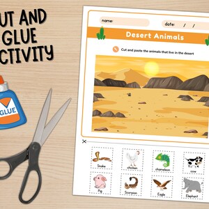 Printable Desert Worksheets for Kids | Desert Animals Activities ...