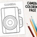 Printable Camera Craft for Kids | Camera Cut & Paste Craft Template ...