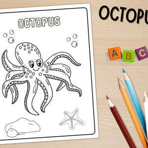Ocean and Sea Animals Coloring Pages | Sea Life Coloring Sheets ...
