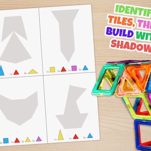 Magnetic Tiles Printable Templates | Magnetic Tile Card Puzzles ...