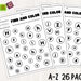Alphabet Find and Color Worksheets | Alphabet Letter Recognition ...